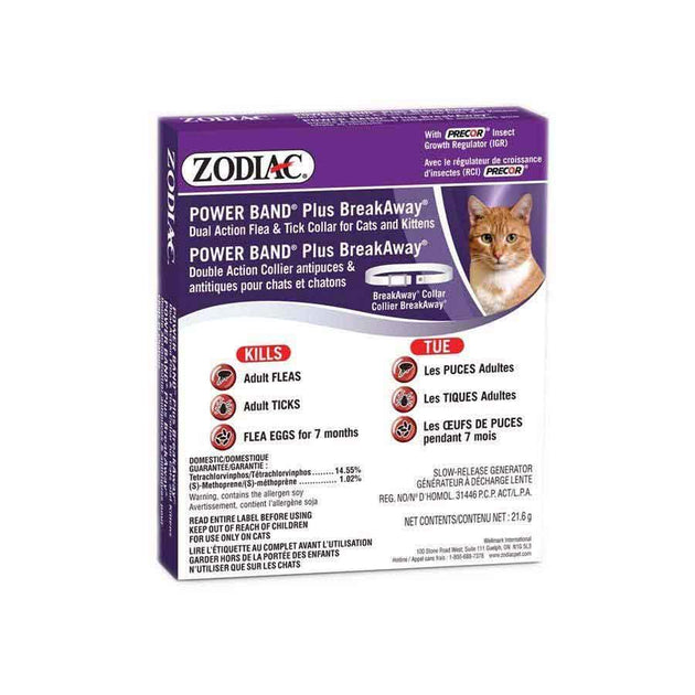 Zodiac® Power Band® Plus Collars with Precor® (IGR) Cats | Little Bit ...